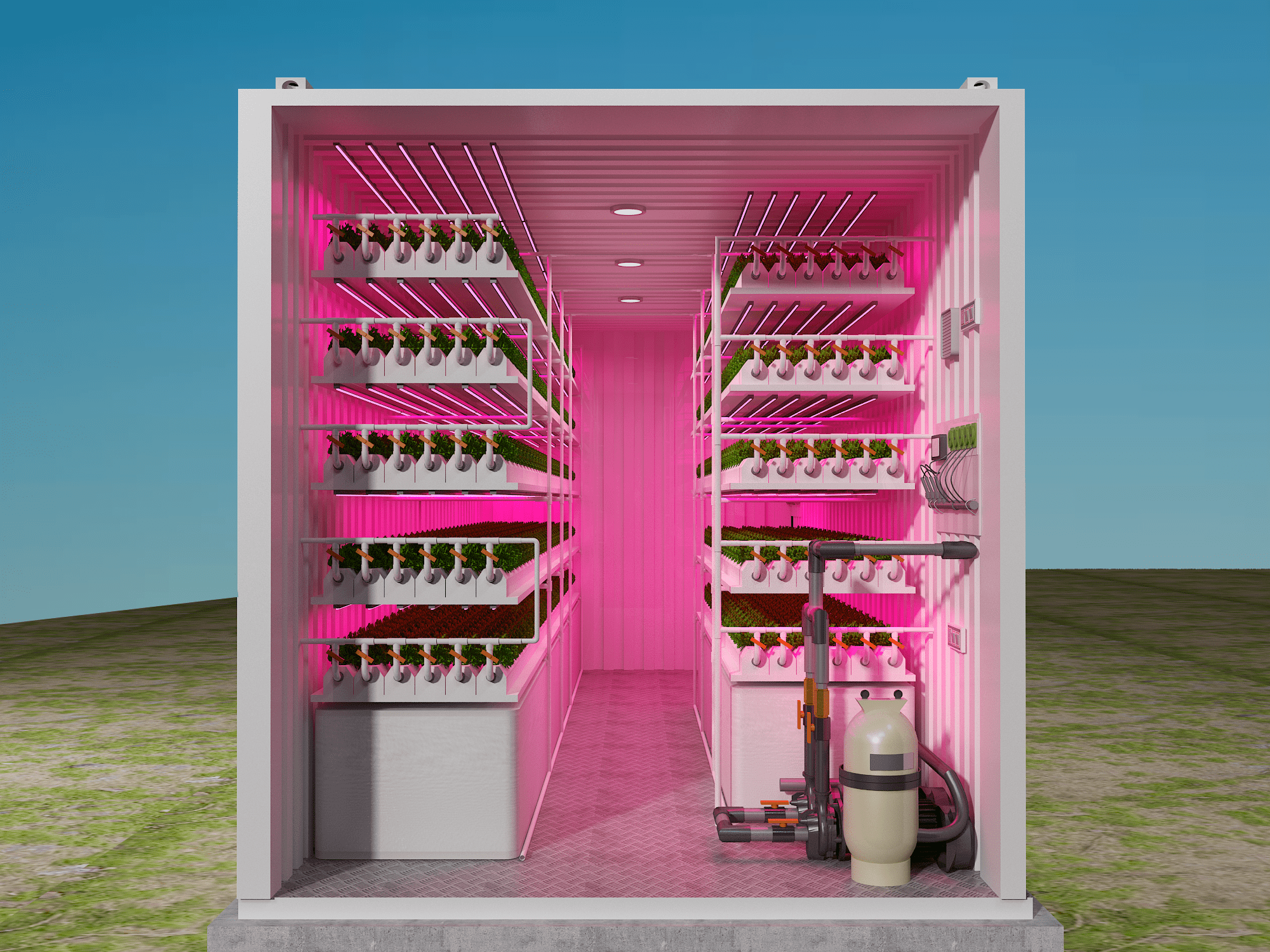 Advantages of controlled environments in container farming - Zeptogreens